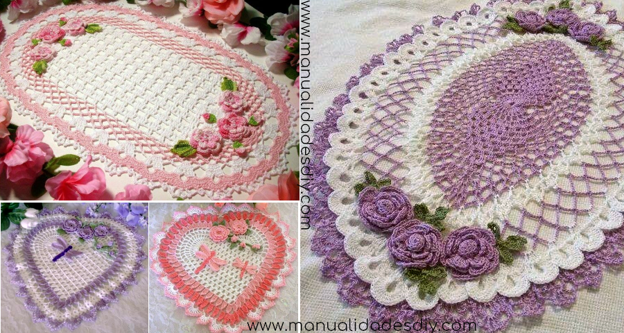 Patrones de Maravillosos Paños en crochet ⋆ Manualidades Y ...