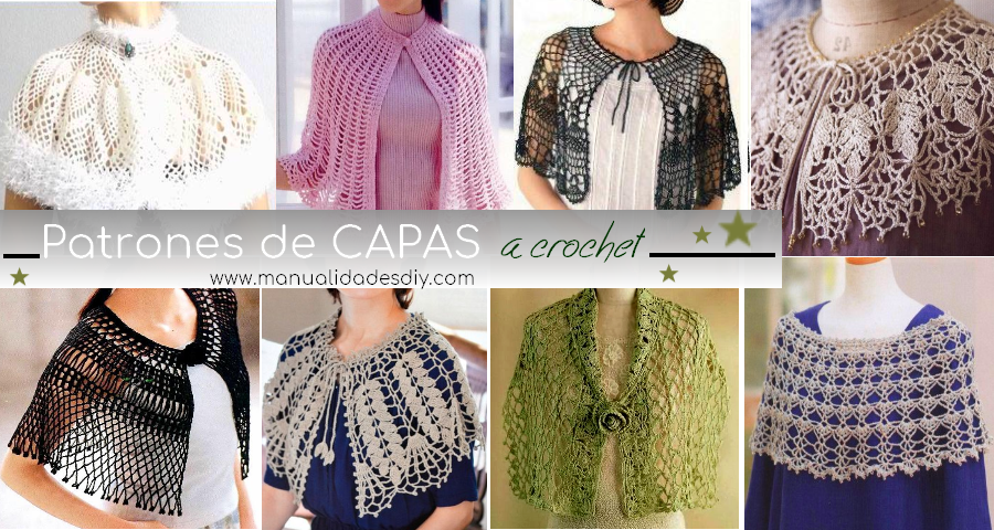Capas a Crochet con Patrones Grátis ⋆ Manualidades DIY